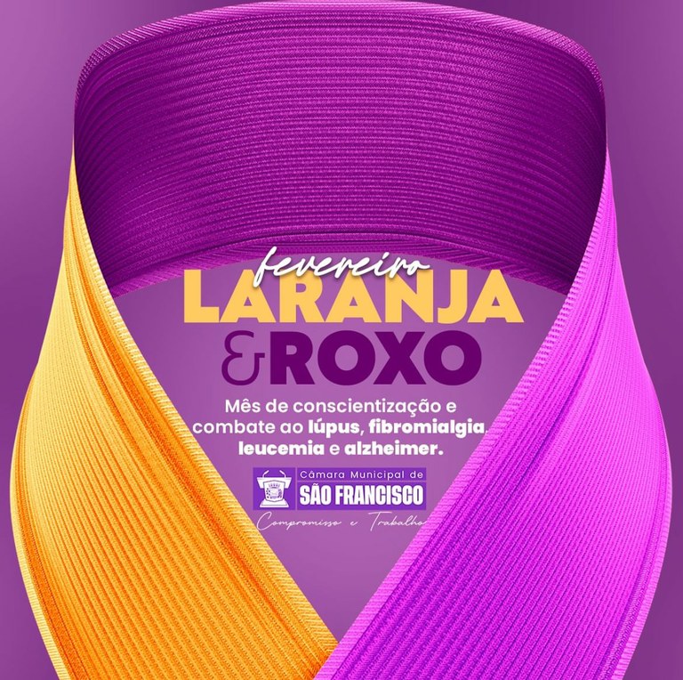 Fevereiro Laranja & Roxo